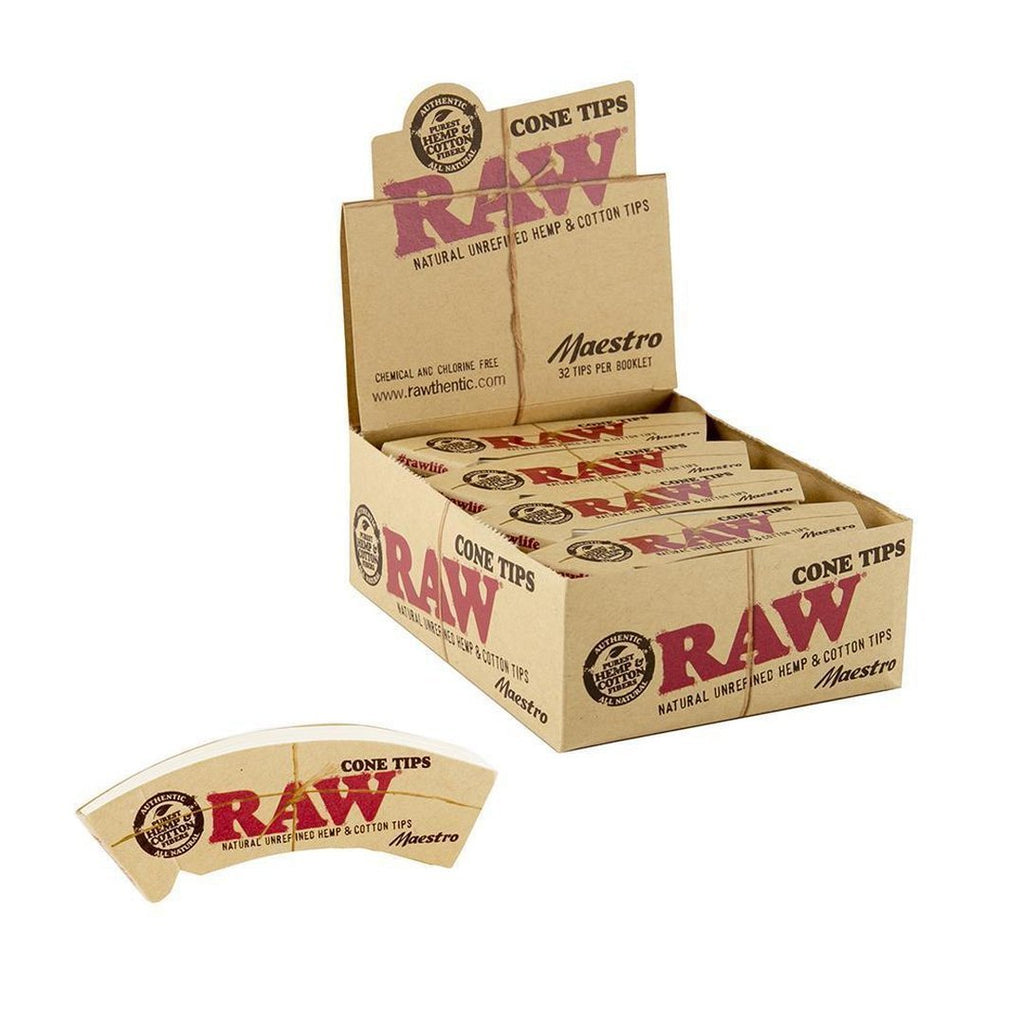 RAW MAESTRO SLIM CONE TIP 24CT | Gazaly Trading