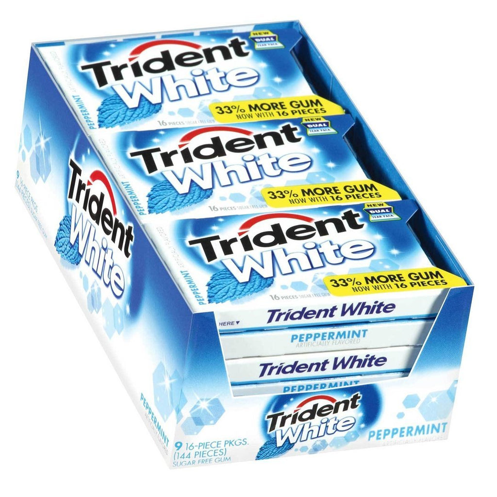 TRIDENT WHITE PEPPERMINT | Gazaly Trading