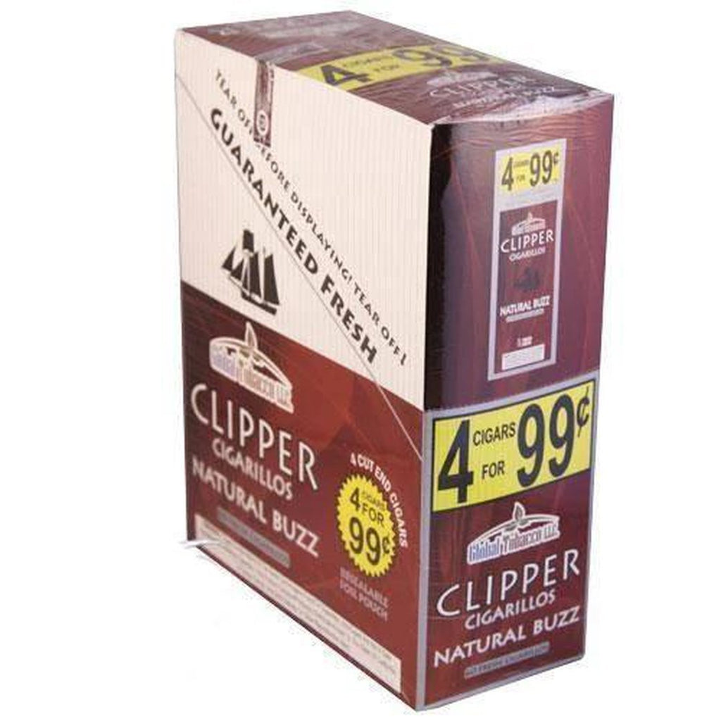 Clipper Cigarillos Natural 4/.99 | Gazaly Trading